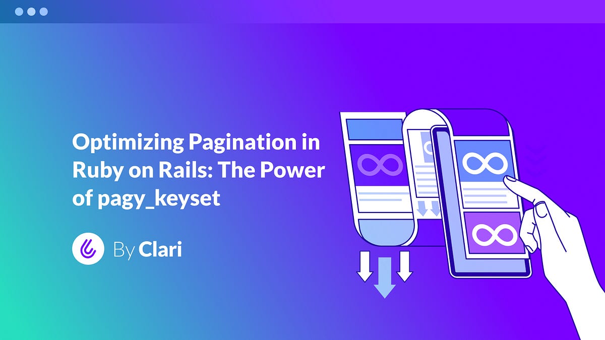 Optimizing Pagination in Ruby on Rails: The Power of pagy_keyset | by Clara | Unagi | Medium