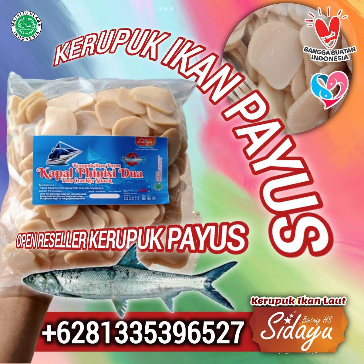 banyak diminati kerupuk ikan payus jakarta bandung yogyakarta denpasar ...
