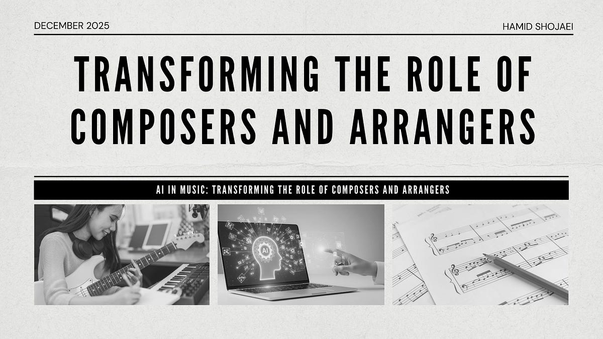 AI in Music: Transforming the Role of Composers and Arrangers | by ...