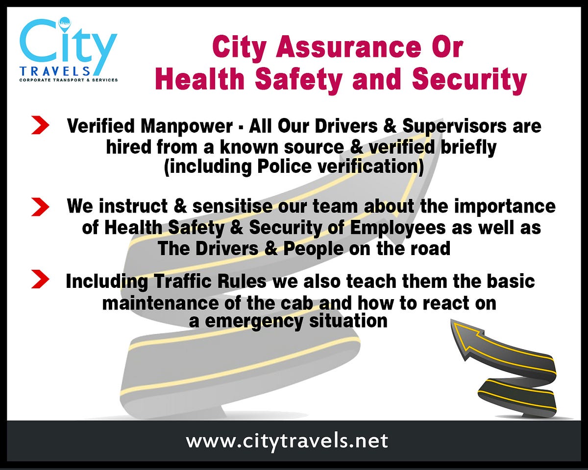 City assurance or health safety and security | by City Travels | Medium