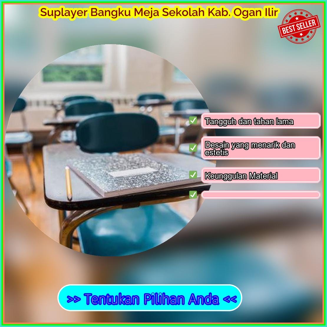 Suplayer Bangku Meja Sekolah Kab Ogan Ilir - Kursikuliahchitose - Medium
