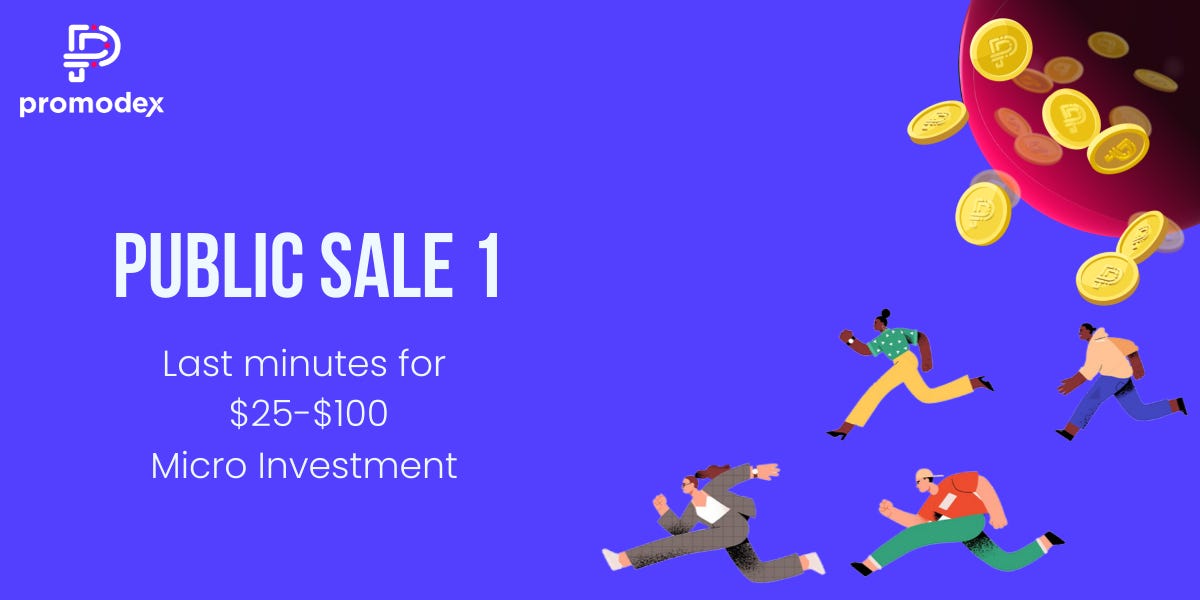 Promodex PROMO token Public Sale is announced Promodex public sale will ...