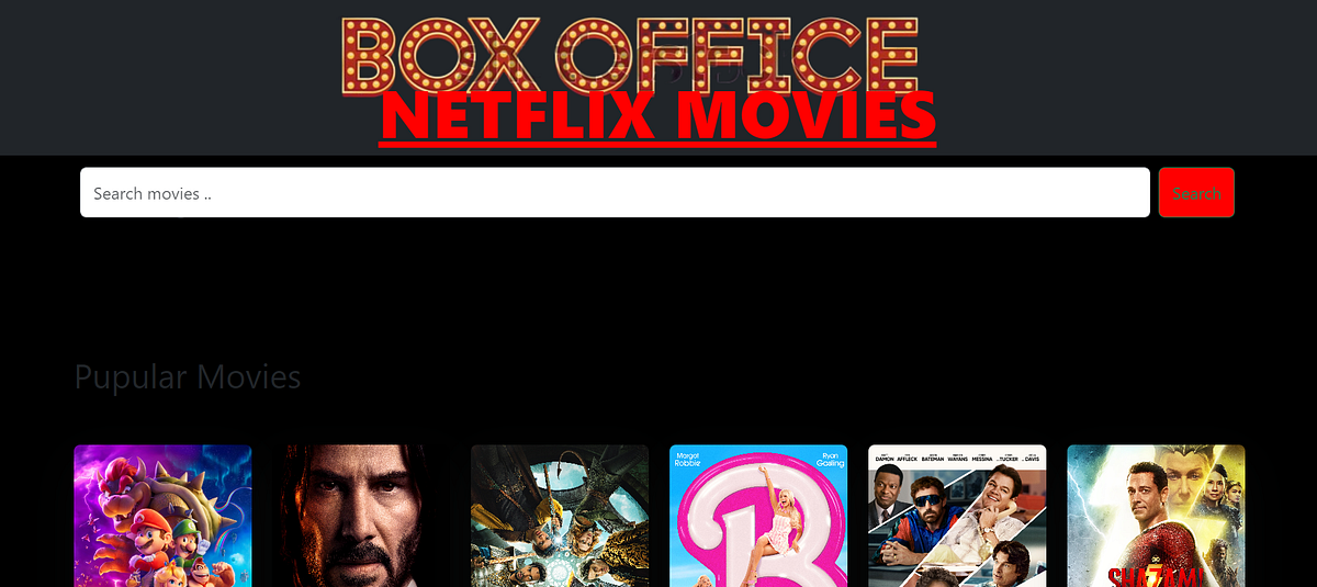 Movie API. In the html and css part I used all the… | by Kaleab Mehari | Medium