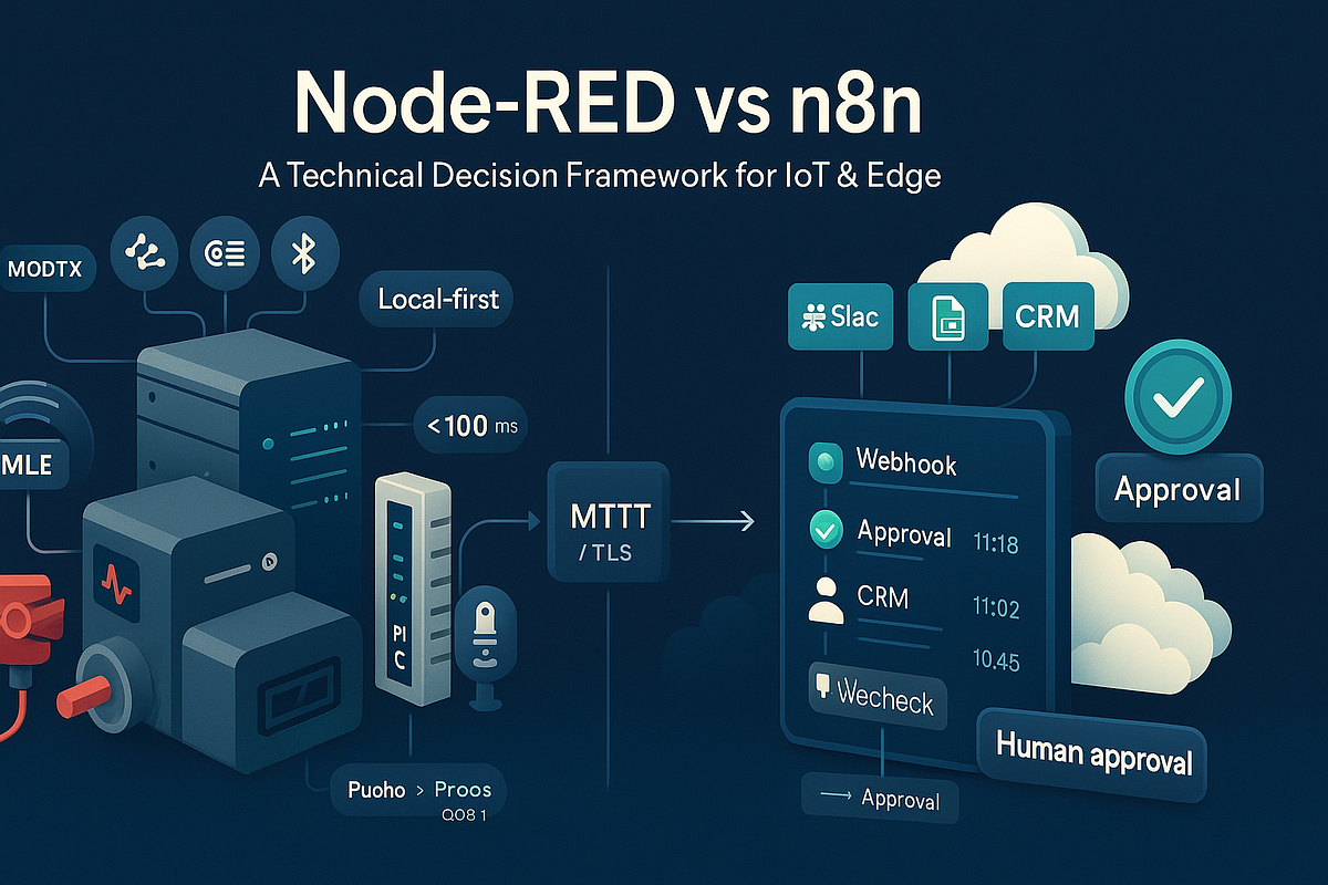 When Node-RED Beats n8n. A clear, technical framework to choose… | by Hash Block | Nov, 2025 ...