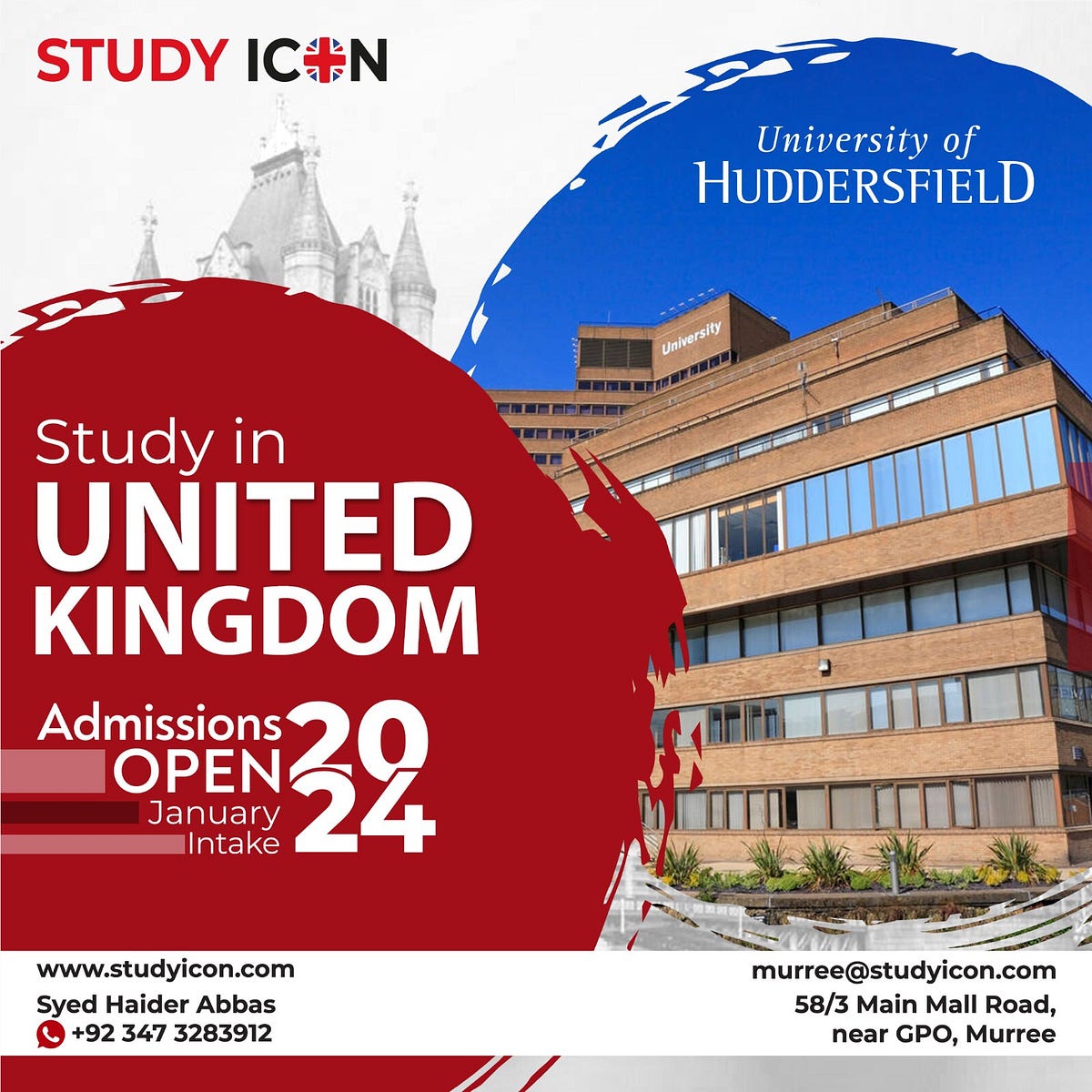 Choosing the University of Huddersfield and Study Icon Murree for Your UK Study Visa: A Winning ...