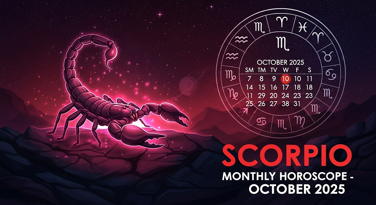 Scorpio October 2025 Horoscope. October 2025 is a transformative month ...