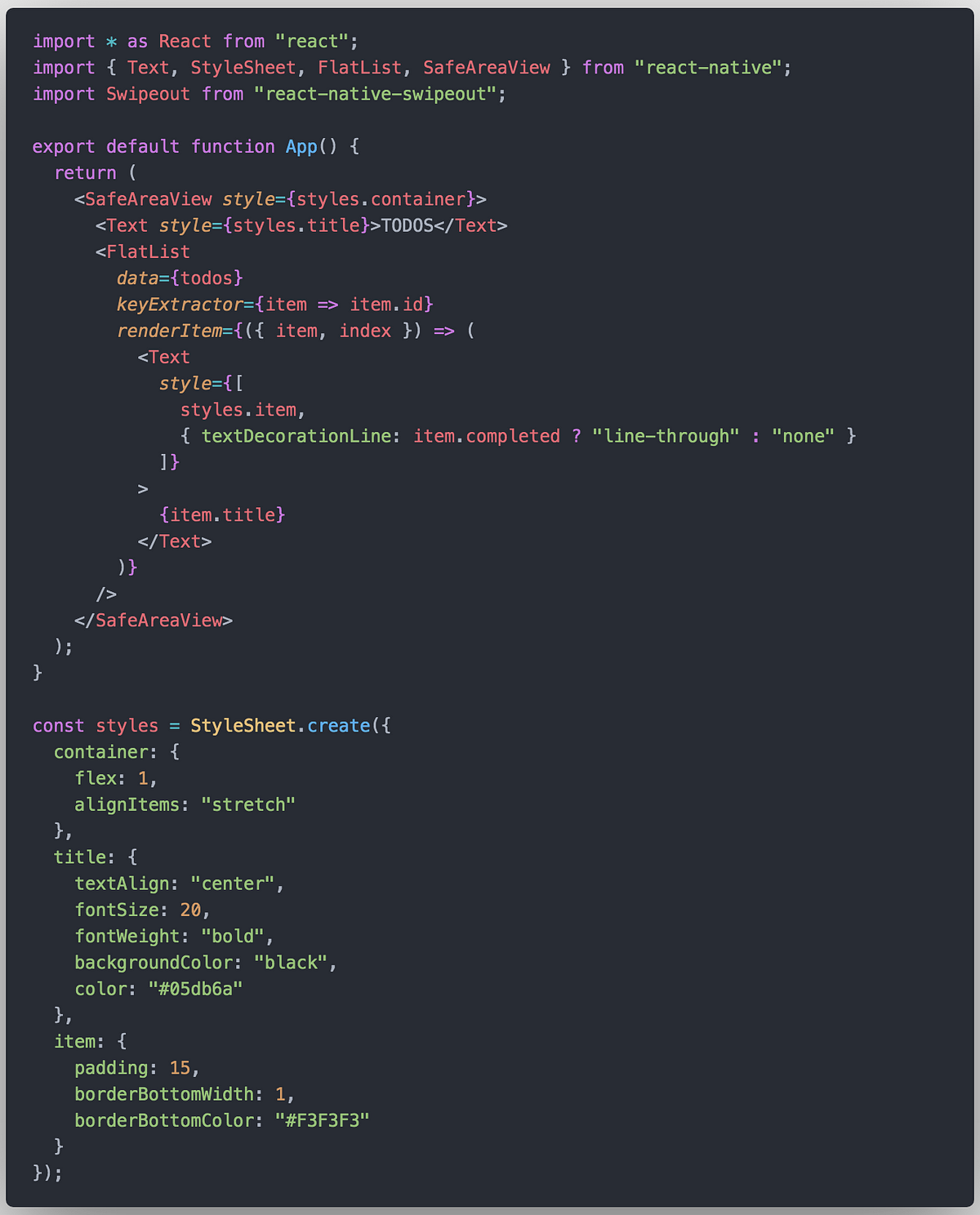 Swipe Gestures In React Native With React Native Gesture Handler By Alex Mendes Medium