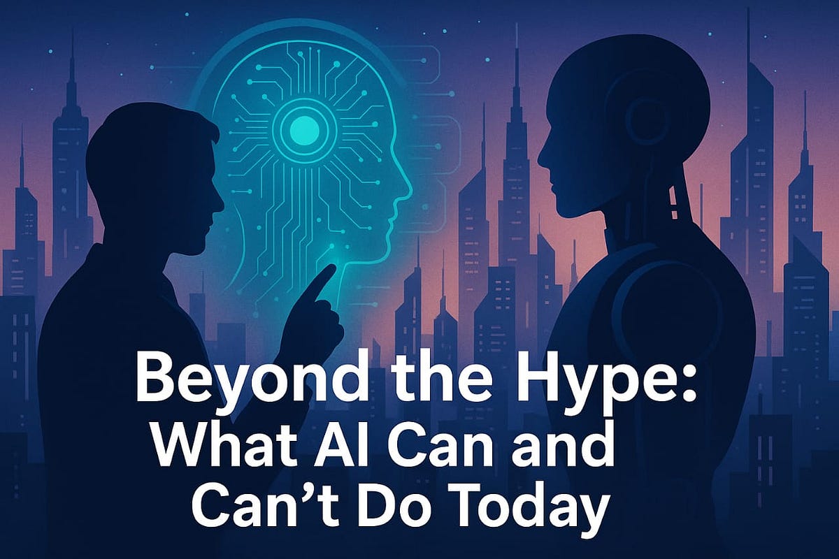 🤖 Beyond the Hype: What AI Can and Can’t Do Today | by FutureLens | Jul, 2025 | Medium