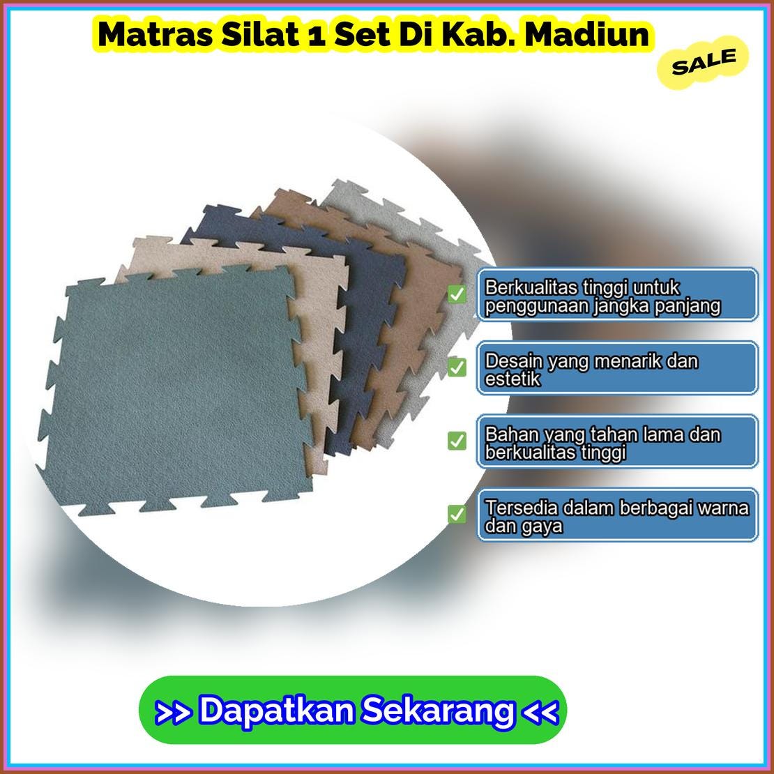 Matras Silat 1 Set Di Kab Madiun - Harga Matras Olahraga Sekolah - Medium