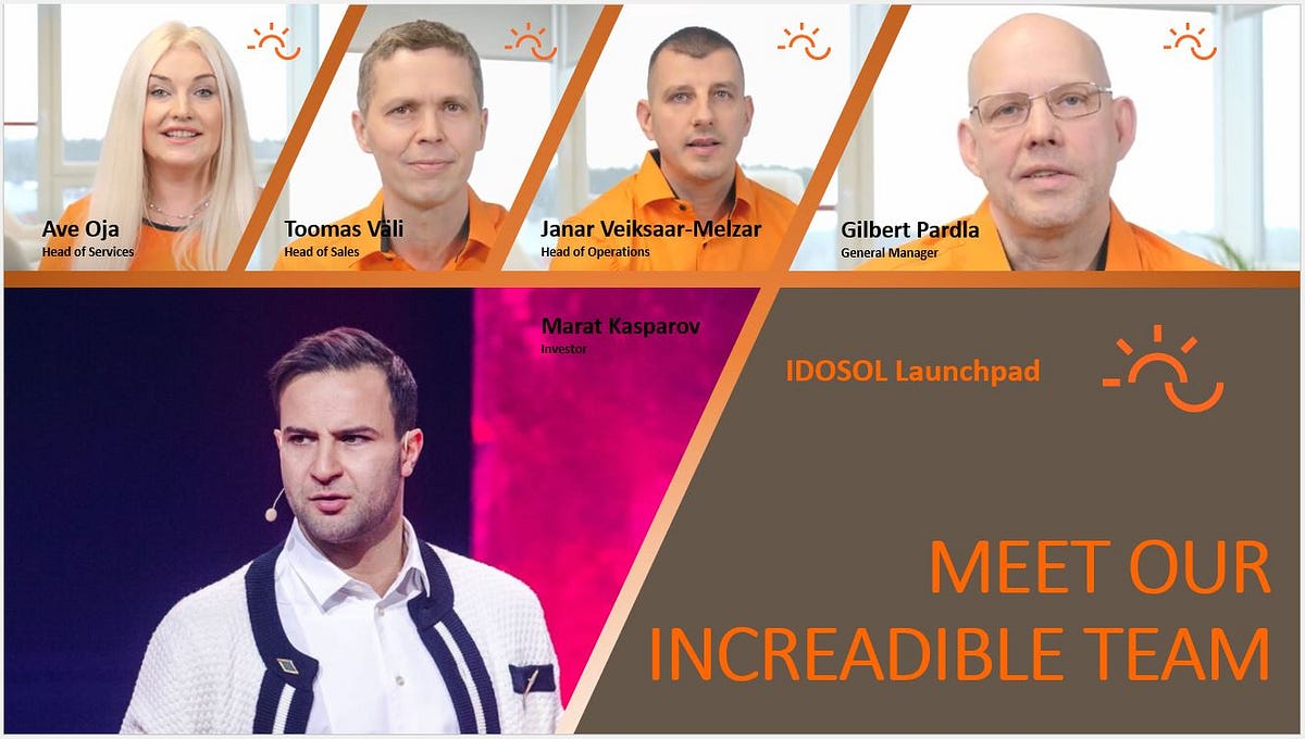 MEET OUR INCREADIBLE IDOSOL TEAM - IDOSOL Launchpad - Medium