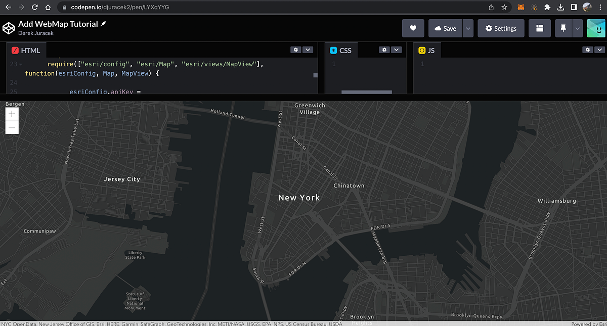Creating Your First Webmap: Unraveling the ArcGIS JavaScript SDK’s Magic | by Derek Juracek | Medium