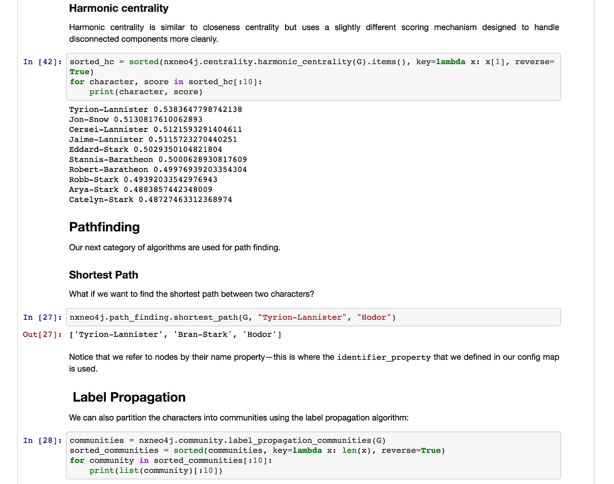 A NetworkX-esque API for Neo4j Graph Algorithms | by Mark Needham | Neo4j Developer Blog | Medium