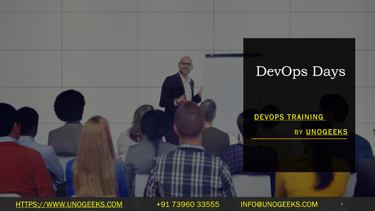 DevOps Days. “DevOpsDays” is a series of worldwide… | by Vijayramraju | Medium