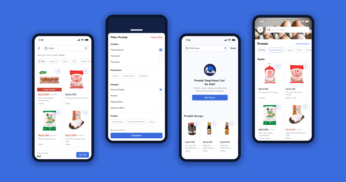 UX Case Study: A Better Searching Experience in Astro (Grocery Shopping ...