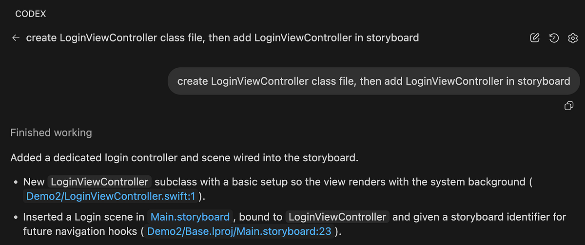 請 AI 建立 App 的畫面程式檔和設定 storyboard. 開發 SwiftUI / UIKit / Flutter App… | by 彼得潘的 iOS App Neverland ...