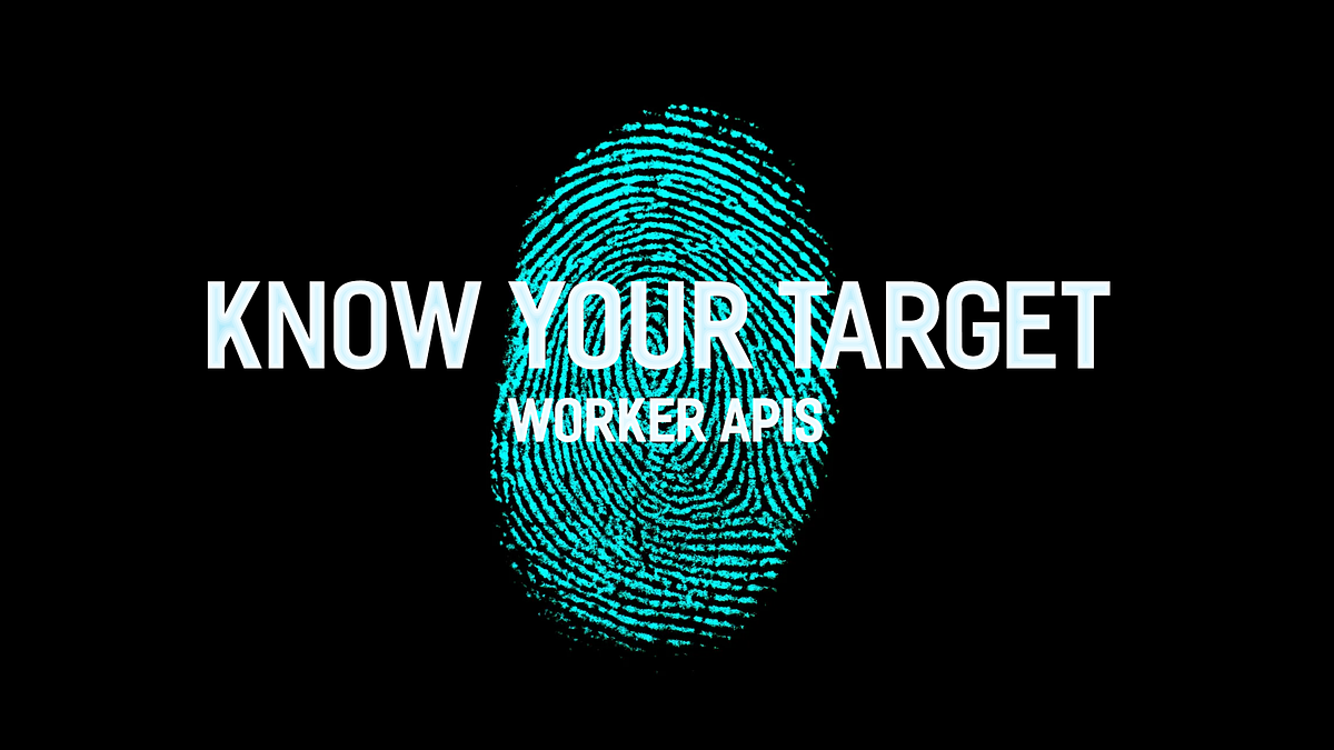 Worker APIs. As fairly-new web technologies, Service… | by FoodManK ...