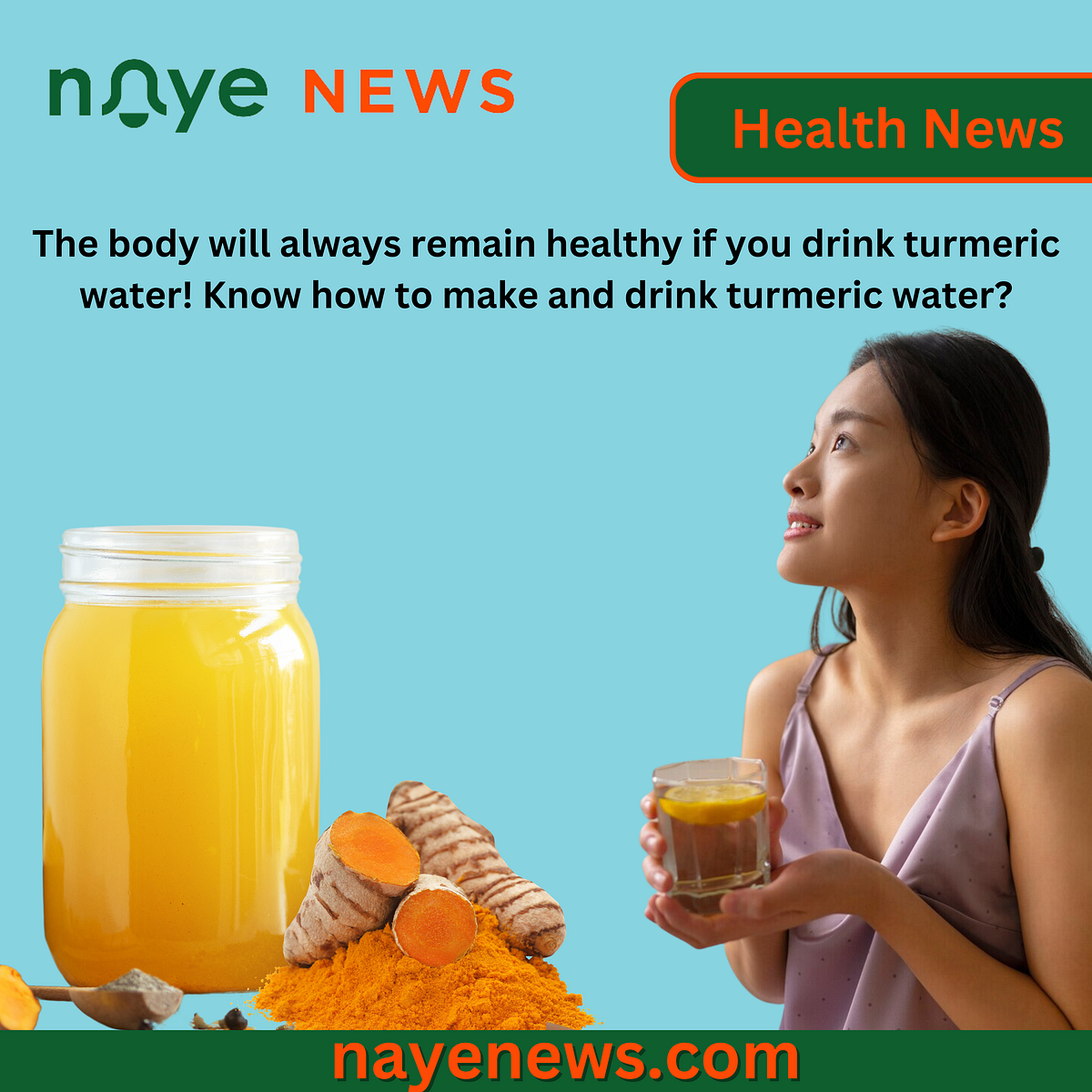 The body will always remain healthy if you drink turmeric water! Know ...