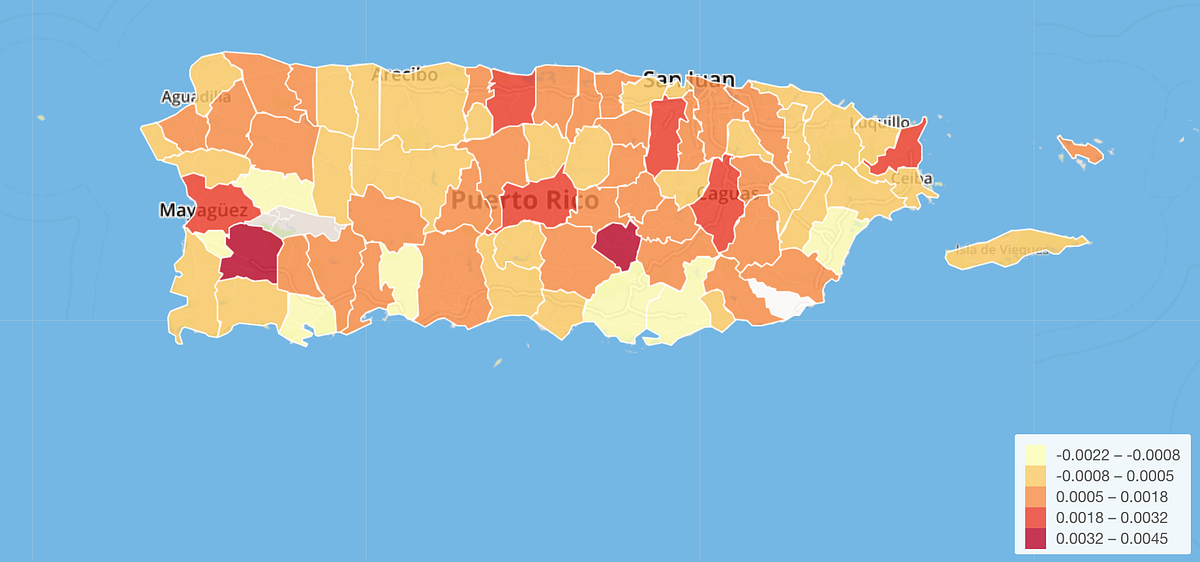 How to Visualize with Custom GeoJSON Map— Puerto Rico | by Kan Nishida ...