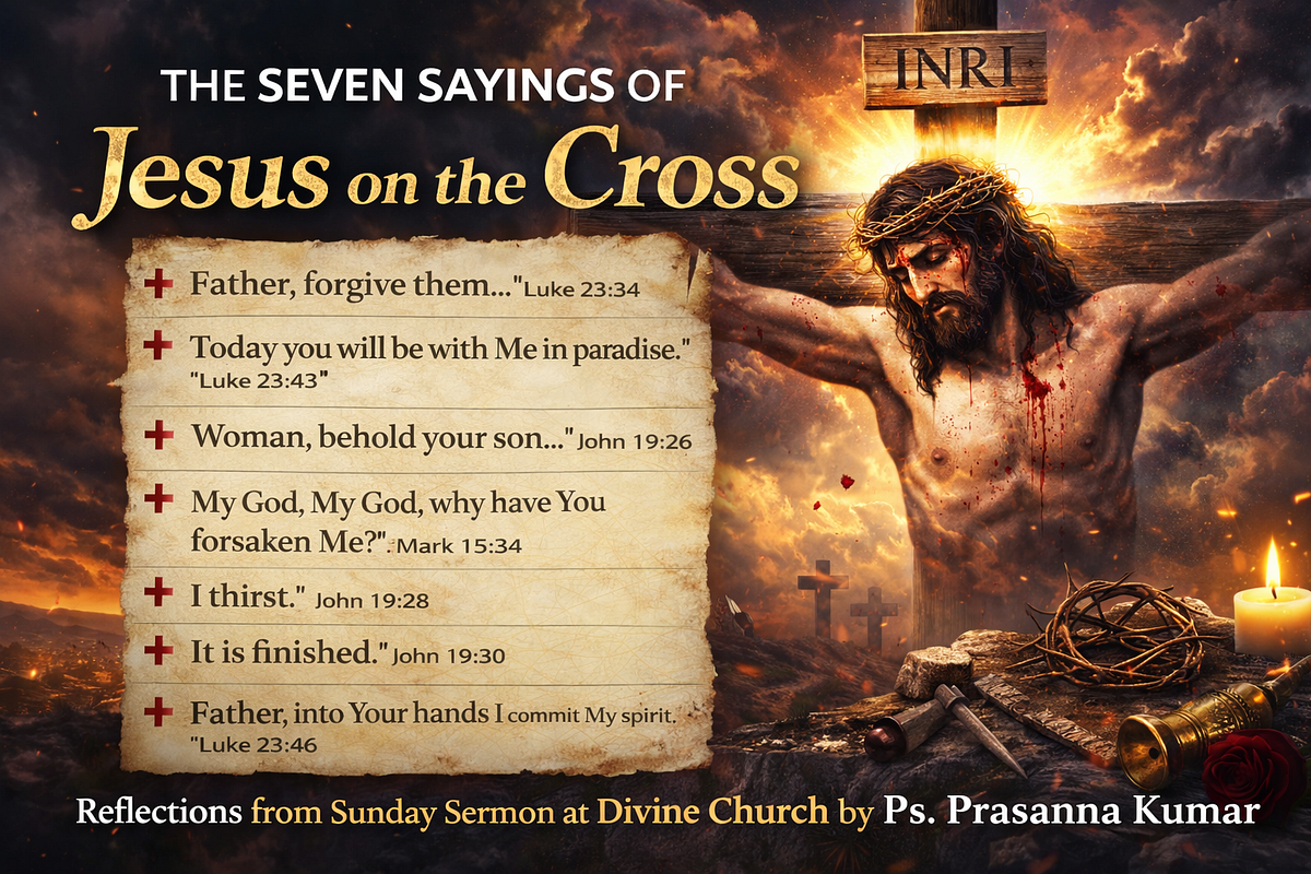 The Seven Sayings of Jesus on the Cross: Reflections from Sunday Sermon ...
