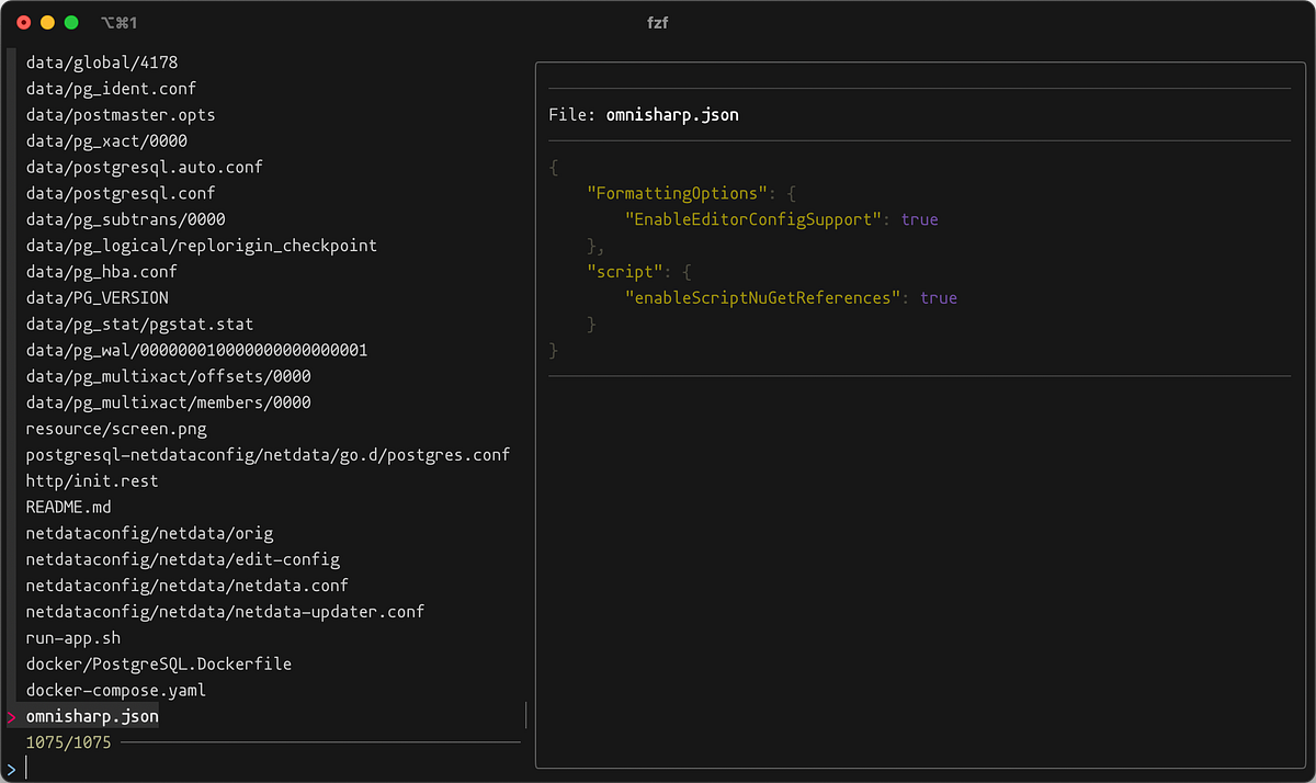 Set fzf to preview file using bat - wk - Medium