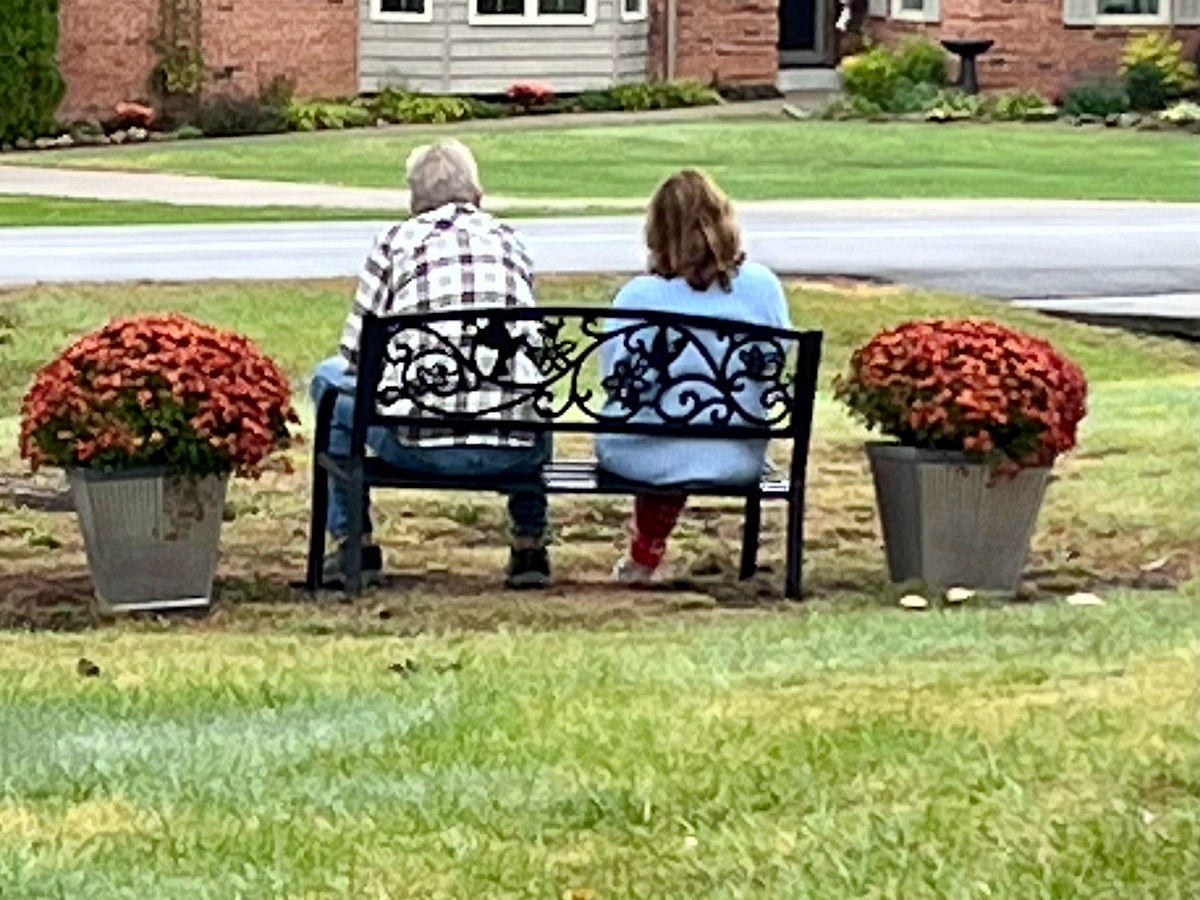 ~So There They Sit, Carl & Mae. Photo by Author | by Mark Krauss | Medium