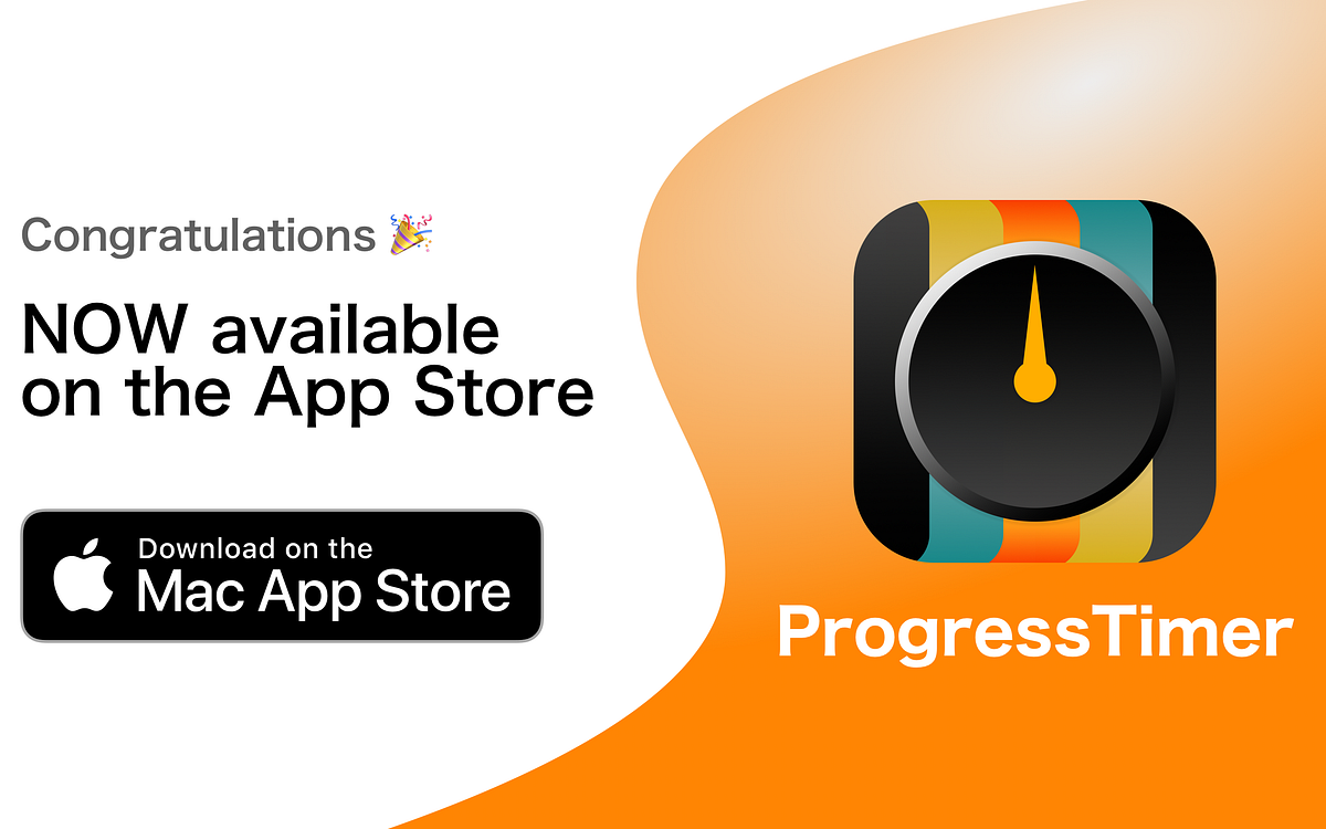MacOS ProgressTimer App Released! | by kazy.dev | Medium