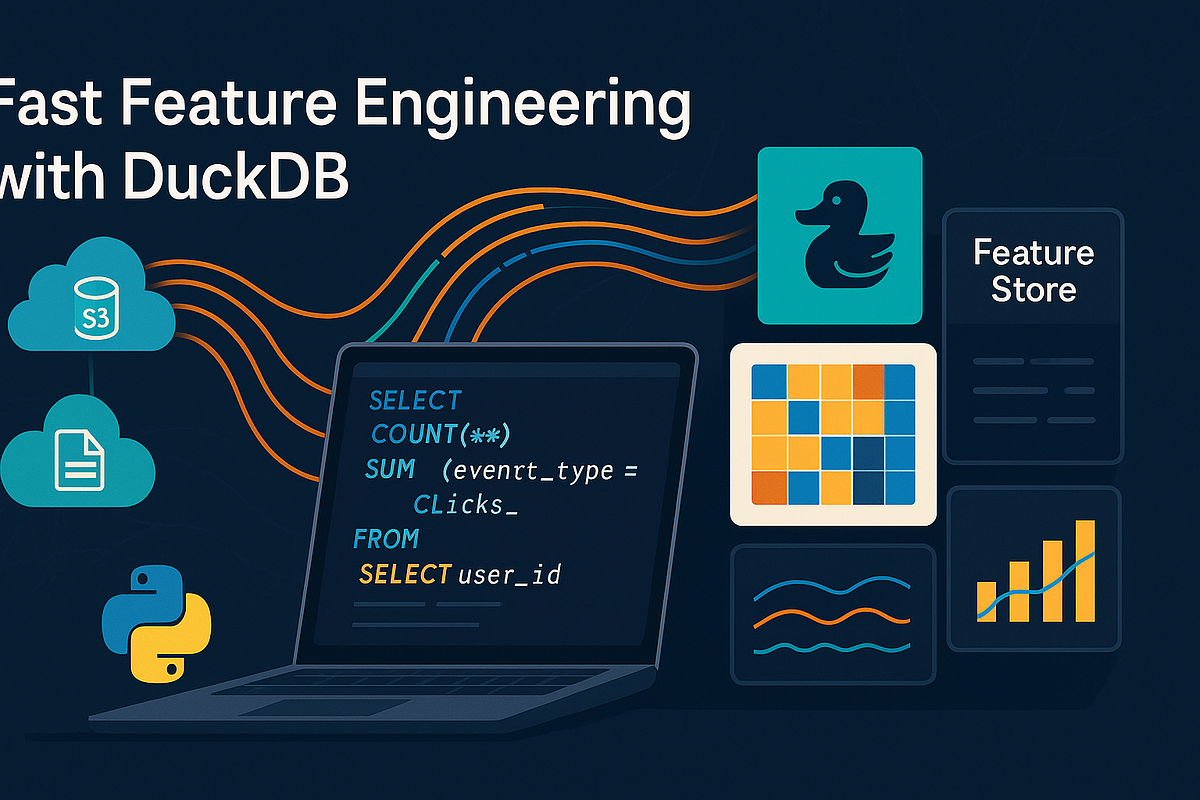 DuckDB for ML: Feature Engineering at Scale | by Quaxel | Medium