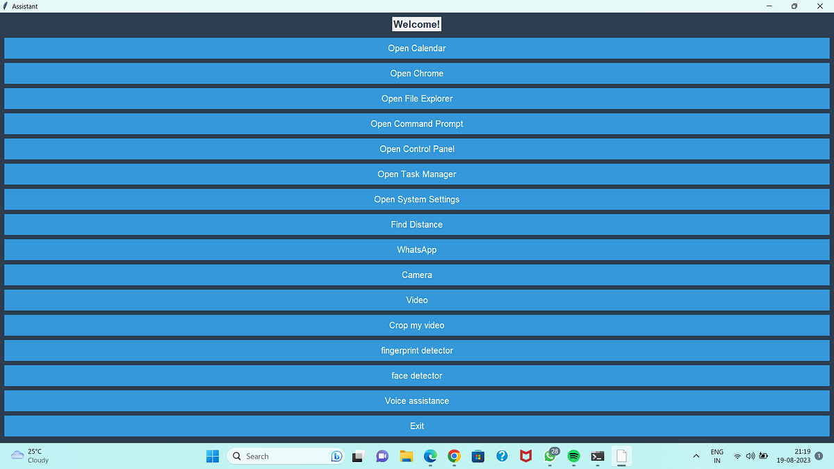 Made an assistant using python and machine learning . | by Bhavyachopra ...