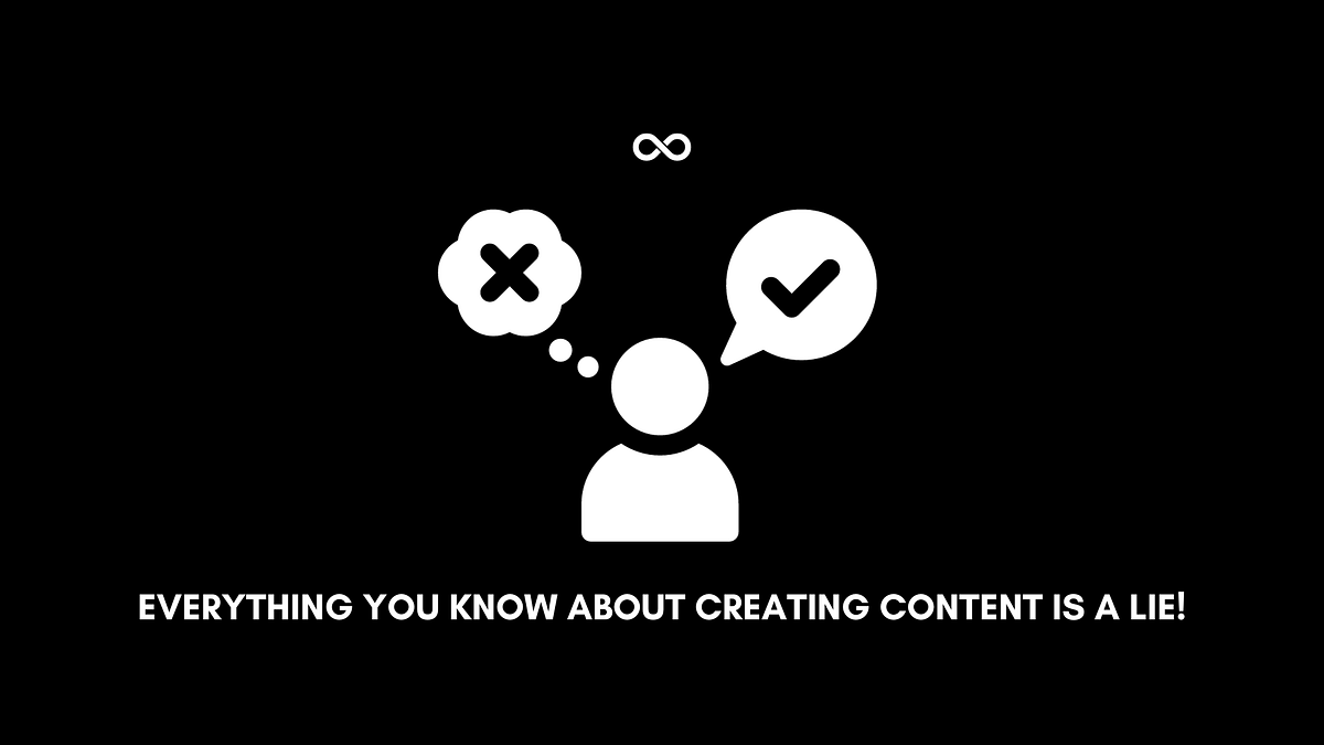 Everything You Know About Creating Content Is A Lie! | by Limitless HQ ...