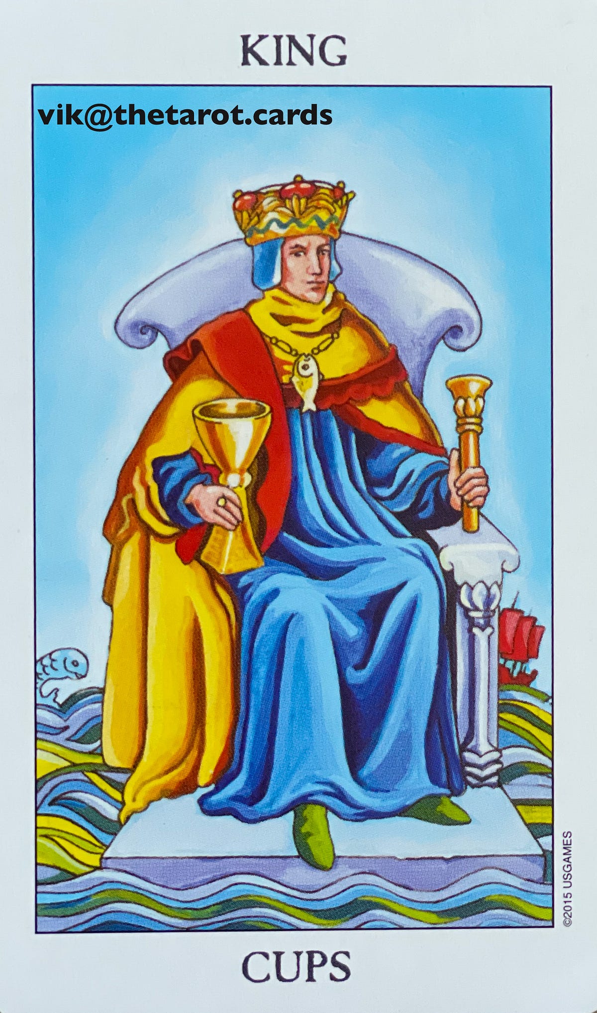 The Card of the Day: King of Cups | by Vik Kumar | The Tarot Cards by ...