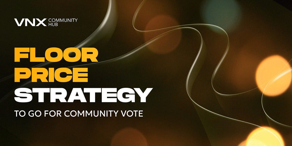 A Key Decision Ahead: Floor Price Strategy to Go for Community Vote | by VNX Community Hub | Medium