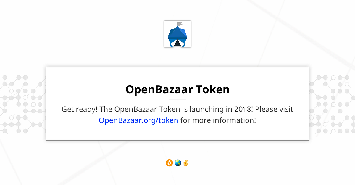 OpenBazaar Tokens and Smart Contracts | by OpenBazaar | OB1 — Trade ...