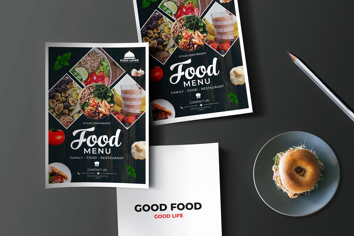 FREE FRESH FOOD MENU FLYER. This is a fresh food menu flyer. You… | by ...