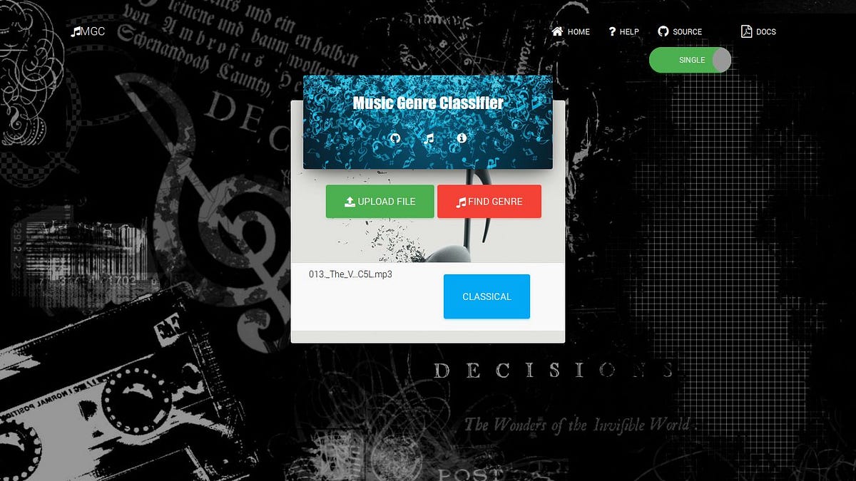 Machine learning approach to classify music based on genres | by ...