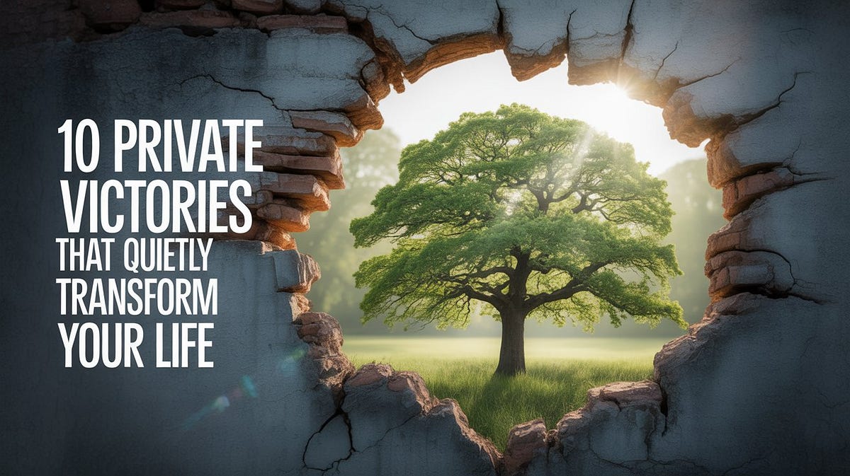 10 Private Victories That Quietly Transform Your Life | by Rachanaa ...