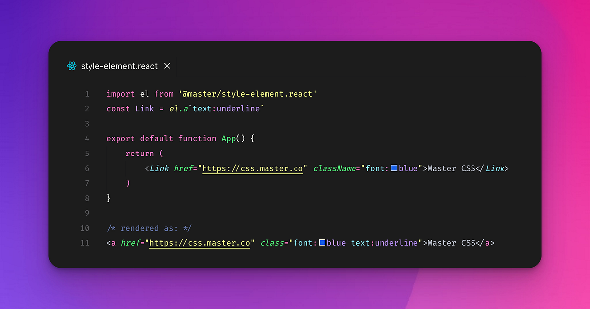 Rapidly create reusable React components in one line | by Aron | Medium