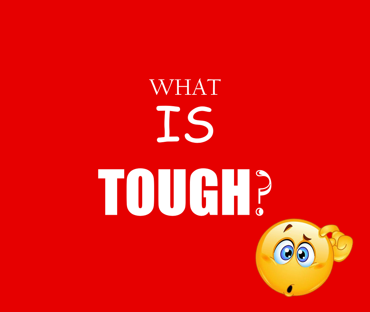 What is tough?. Some people say starting over is tough… | by Yash ...