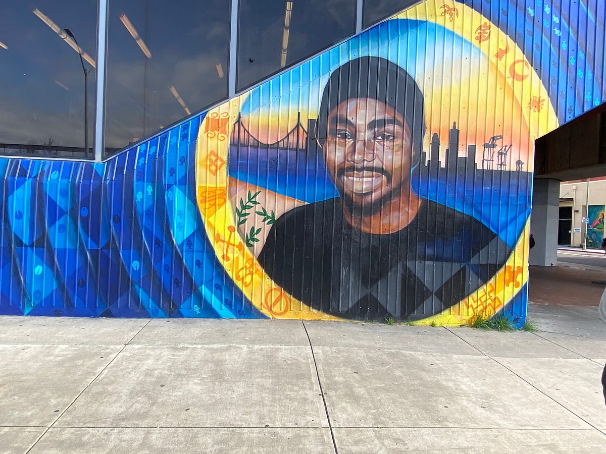 Fruitvale Oscar Grant Mural. The Fruitvale BART Station has a mural ...