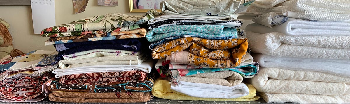 Destashing. A Return to the Sewing Closet | by Cora Nelson | Weeds ...