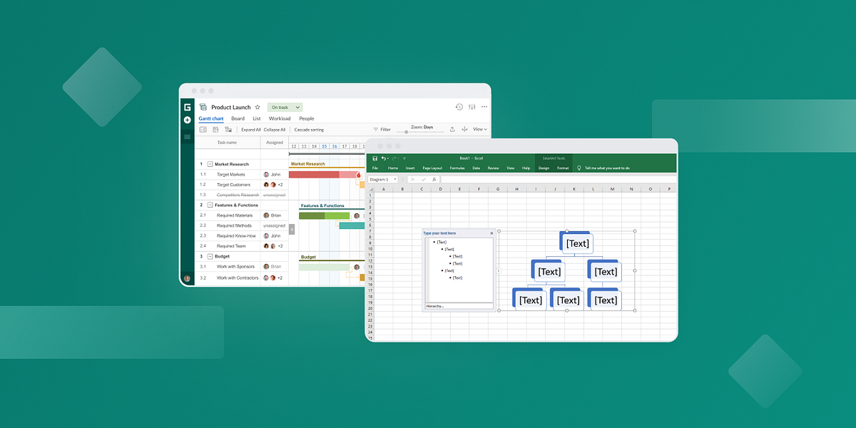 How to Create a WBS in Excel: Choosing Your Best Way to Make a Stunning ...