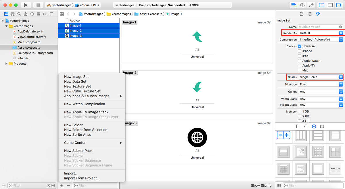 vector images in iOS using xcassets | by Ankit Kumar Gupta | Medium