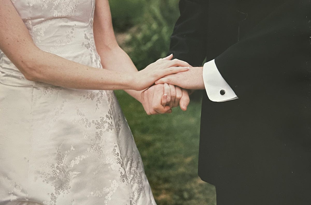 There are so few words That pass between us yet O How “I do” binds us ...