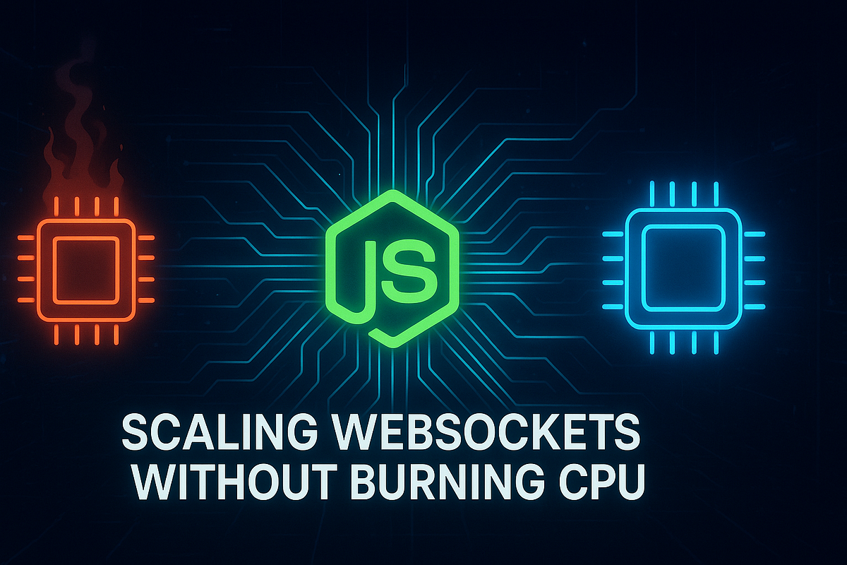 Node.js: Scaling WebSockets Without Burning CPU | by Nikulsinh Rajput | Sep, 2025 | Medium