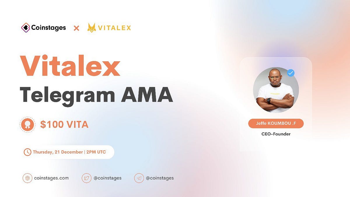 AMA RECAP COINSTAGES WITH VITALEX | by Coinstages | Medium