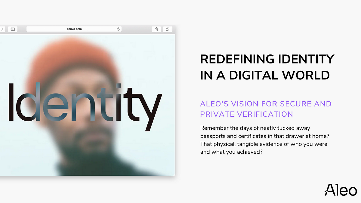 Redefining Identity In A Digital World Aleos Vision For Secure And