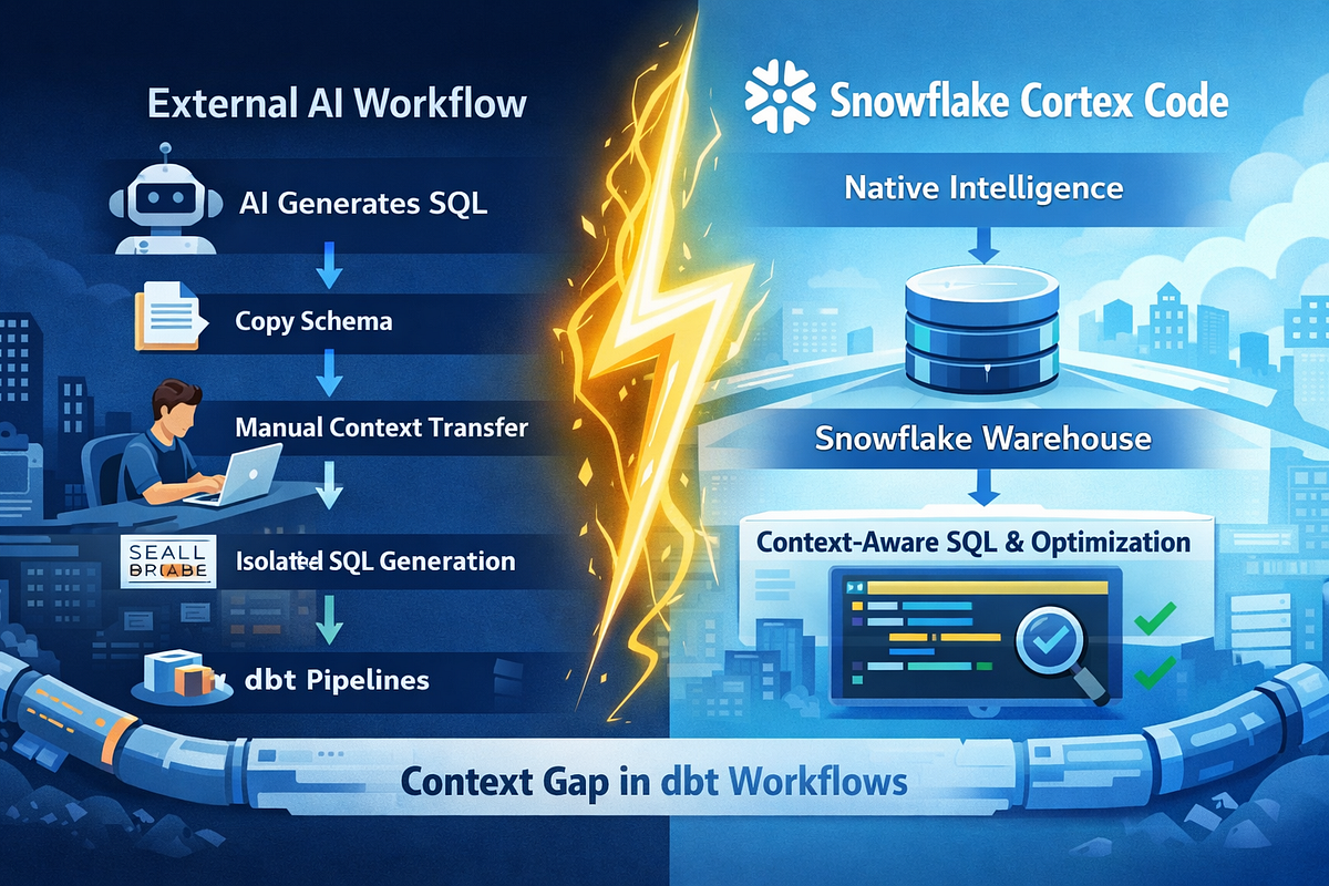 Snowflake Cortex Code Eliminates the Biggest Bottleneck in dbt ...