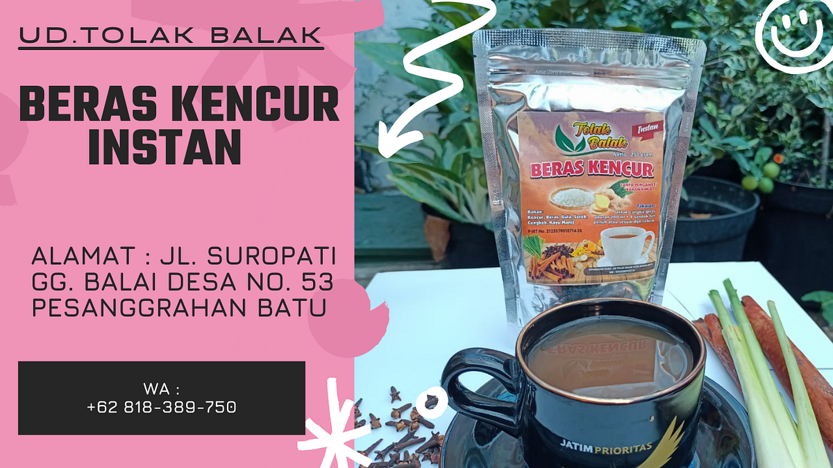 Beras Kencur Serbuk Mantap, Beras Kencur Serbuk Maag, Beras Kencur Serbuk Kemasan - Minuman ...