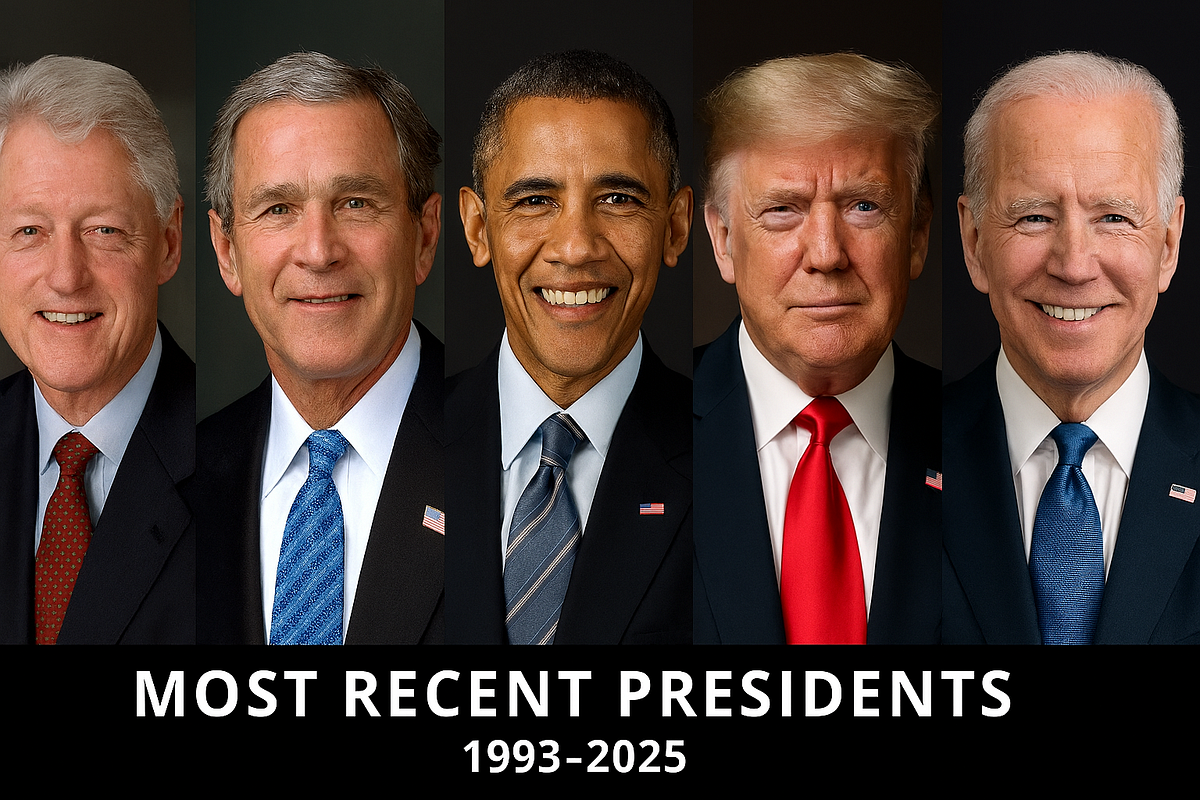 Most Recent Presidents 1993–2025 | by Michael D Culver | Nov, 2025 | Medium