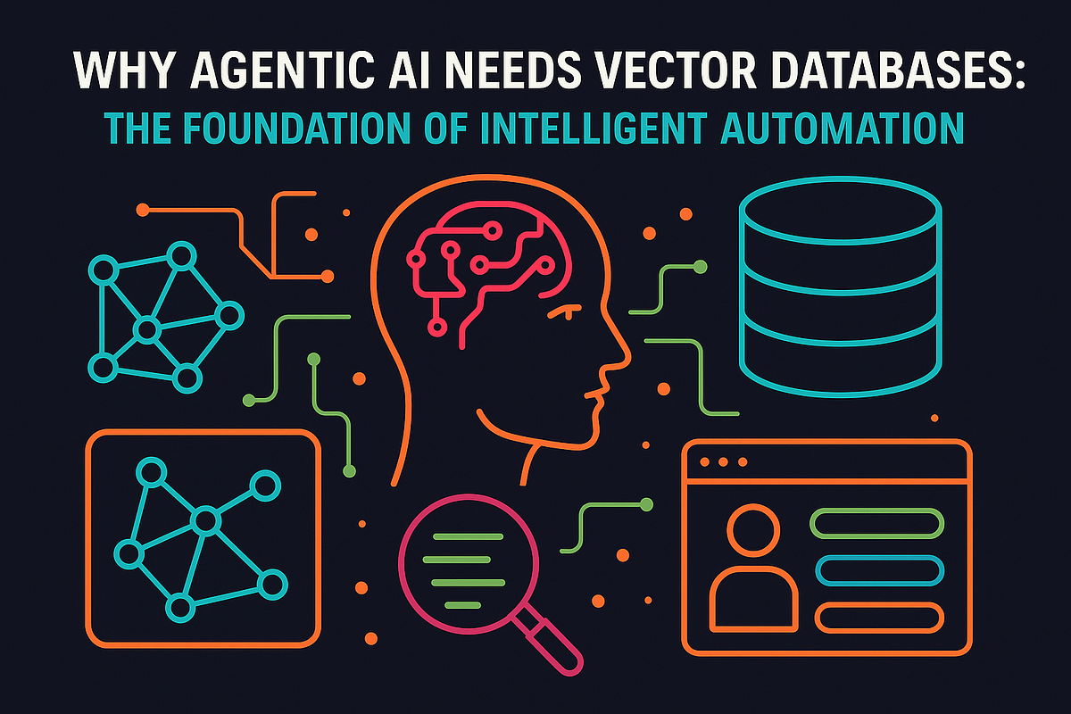 Why Agentic Ai Needs Vector Databases The Foundation Of Intelligent