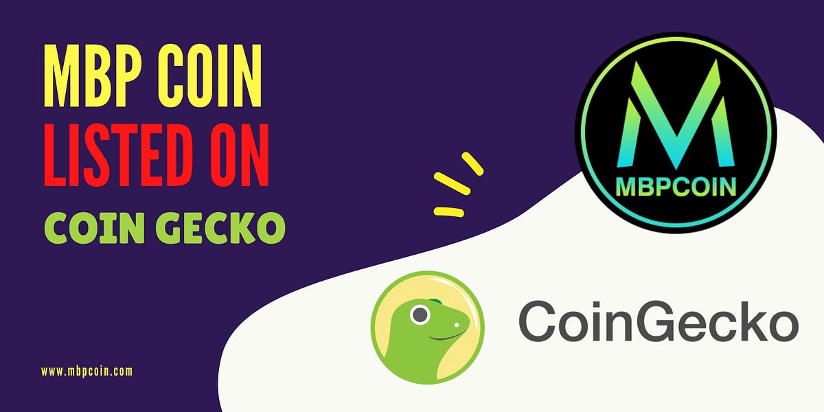BP Coin is now officially listed on CoinGecko! 🎉🎉 - MBP COIN - Medium